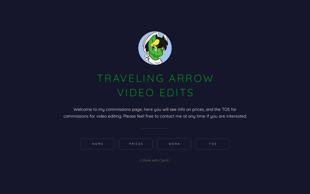 Traveling Arrow's Commissions